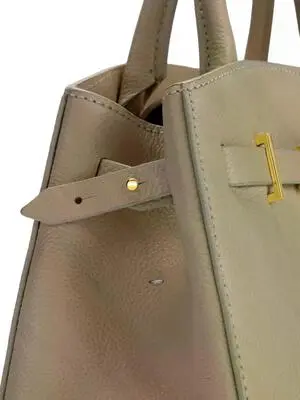 DEMELLIER Small Hudson Hammered Leather Tote Bag