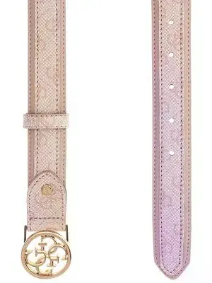 Guess Kerima Monogram-print Belt - Neutrals