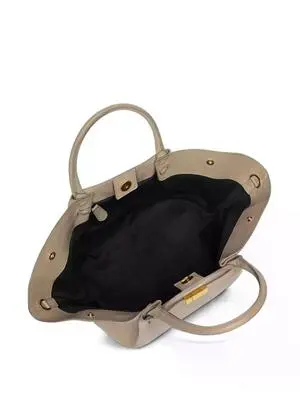DEMELLIER Medium The New York Leather Clutch Bag