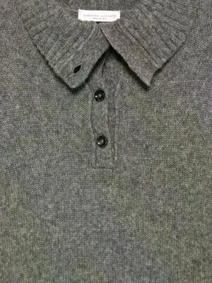 ROBERTO COLLINA Button-up Collar Sweater - Grey