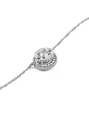 Guess Till Morning Pavé-set Necklace - Silver