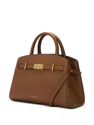 DEMELLIER Small Hudson Hammered-leather Tote Bag