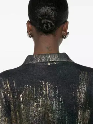 Avant Toi Metallic-effect Button-up Shirt
