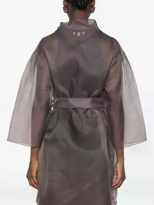 Antonelli Firenze Sheer Belted Coat