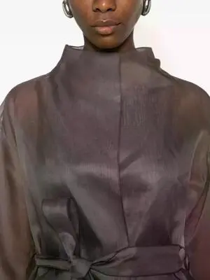Antonelli Firenze Sheer Belted Coat
