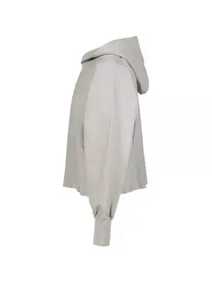 MAISON MARGIELA Logo-embroidered Cropped Hoodie