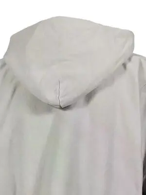 MAISON MARGIELA Logo-embroidered Cropped Hoodie
