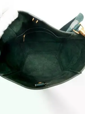 Celine Sangle Bucket Bag In Grained Calfskin