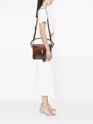 Gucci 2016-2026 Gg Canvas Bella Flap Satchel