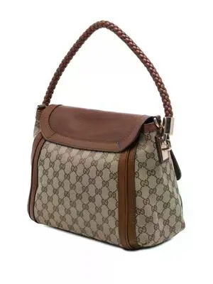 Gucci 2016-2026 Gg Canvas Bella Flap Satchel