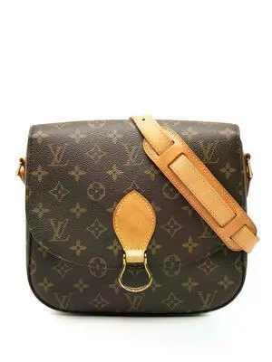 LOUIS VUITTON 2004 Monogram Saint Cloud Gm Crossbody Bag