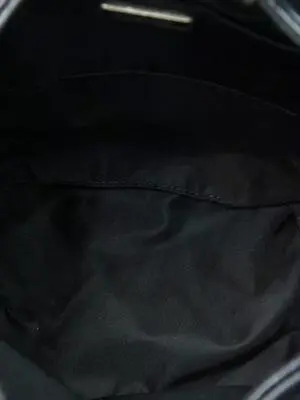 Prada 2018 Beaded Tessuto Evening Bear Drawstring Bucket Bag