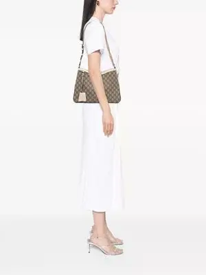 Gucci 2016-2026 Medium Gg Supreme Padlock Shoulder Bag