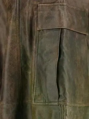 R13 Leather Cargo Pants