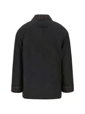 Barbour Spey Waxed-cotton Check-trim Jacket