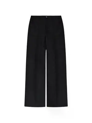Rick Owens Wool Wide-leg Trousers