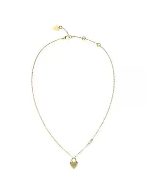 Guess Heart-lock Necklace - Gold