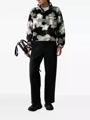 Columbia Helvetia Ii Abstract-print Fleece Sweater - Black