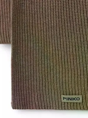 Pinko Ribbed-knit Scarf