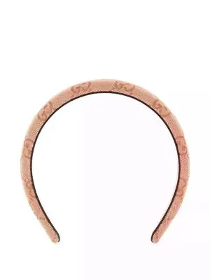 Gucci Gg Supreme Hairband - Pink