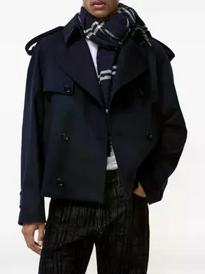 Burberry Cashmere Leadenham Trench Jacket