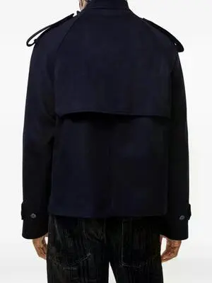 Burberry Cashmere Leadenham Trench Jacket