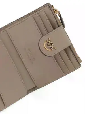 Pinko Small Love Birds-logo Leather Wallet