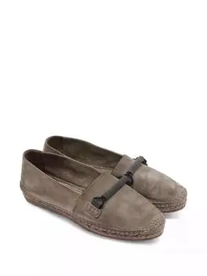 Brunello Cucinelli Monili Suede Espadrilles