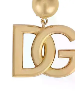 Dolce & Gabbana Clip-on Earrings With Dg Logo