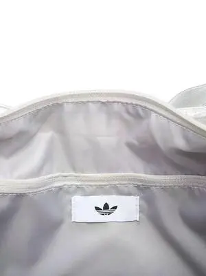 Adidas Metallic-effect Logo-embossed Tote Bag
