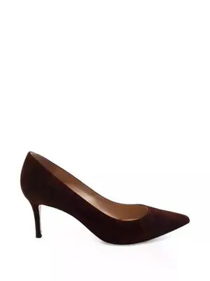 GIANVITO ROSSI Pointed-toe Pumps - Brown