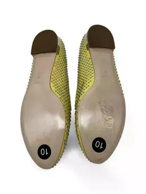 Miu Miu Crystal-embellished Ballet Flats