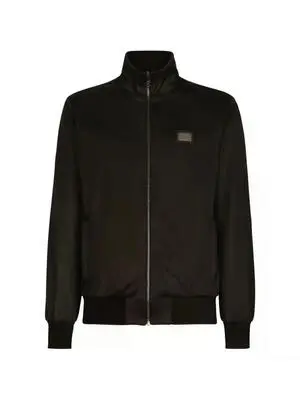 Dolce & Gabbana Logo-plaque Zip-up Jacket