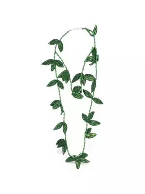 Dsquared2 Botanical Sequin Necklace - Green