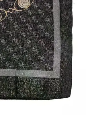 Guess Logo-print Chain-link Scarf