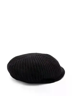 Altea Ribbed-knit Wool Flat Cap