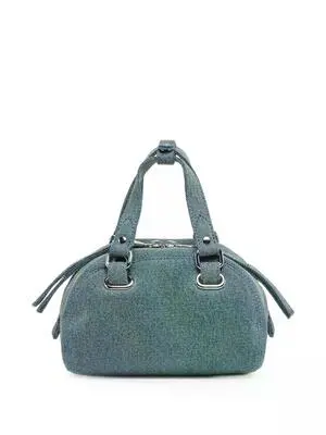 DIESEL® 1dr Dome-small Bowling Bag In Denim With Oval D Logo