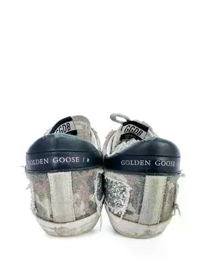GOLDEN GOOSE Super-star Glittered Sneakers