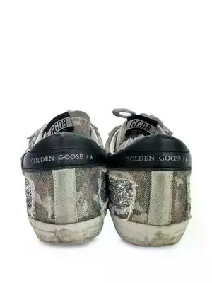 GOLDEN GOOSE Super-star Glittered Sneakers