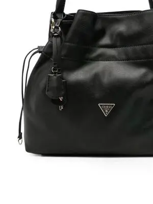 Guess Karima Drawstring-fastening Leather Tote Bag