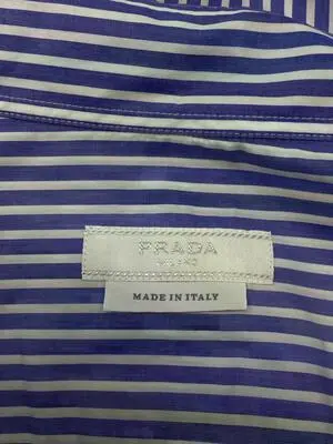 Prada Striped Monkey-print Shirt