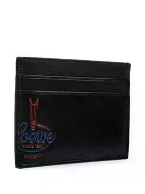Loewe Logo-print Leather Card Holder