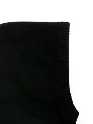 Soft Goat Ribbed-knit Balaclava