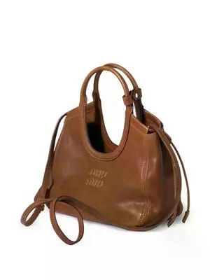 Miu Miu Ivy Nappa Leather Tote Bag