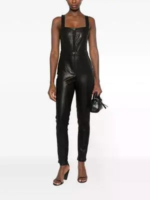 KRISTINA TI Button-up Sleeveless Jumpsuit