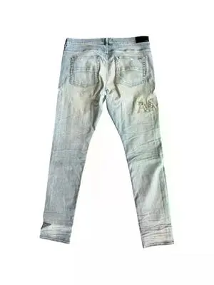Amiri Baroque Varsity Logo Jeans