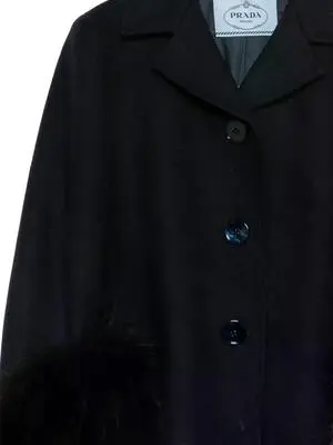 Prada Faux-fur Trim Jacket