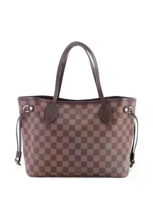 LOUIS VUITTON Neverfull Nm Damier Tote Bag - Brown