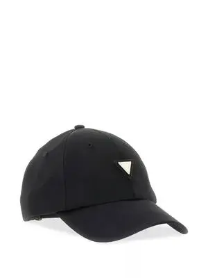 Guess Logo-plaque Baseball Cap - Black