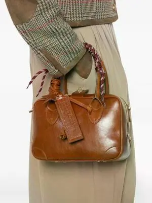 GOLDEN GOOSE Star-tag Leather Tote Bag